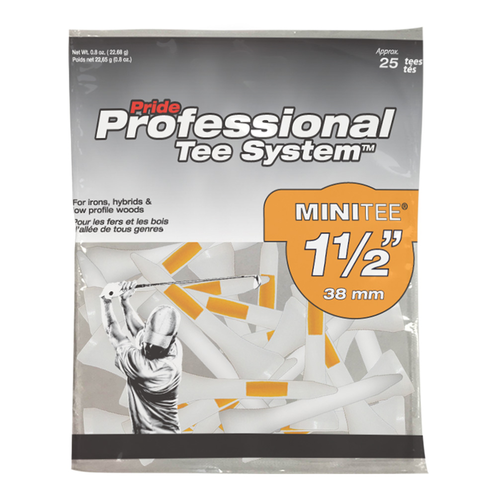 Professional Tee System 1 1/2" white 25 Tees | LS Golf